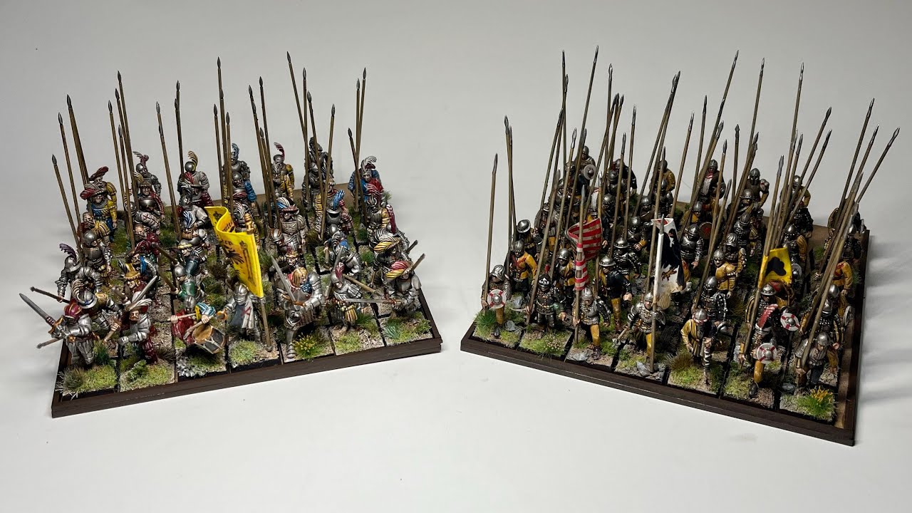 Let’s Compare Pikemen from Perry Miniatures & Warlord Games - YouTube
