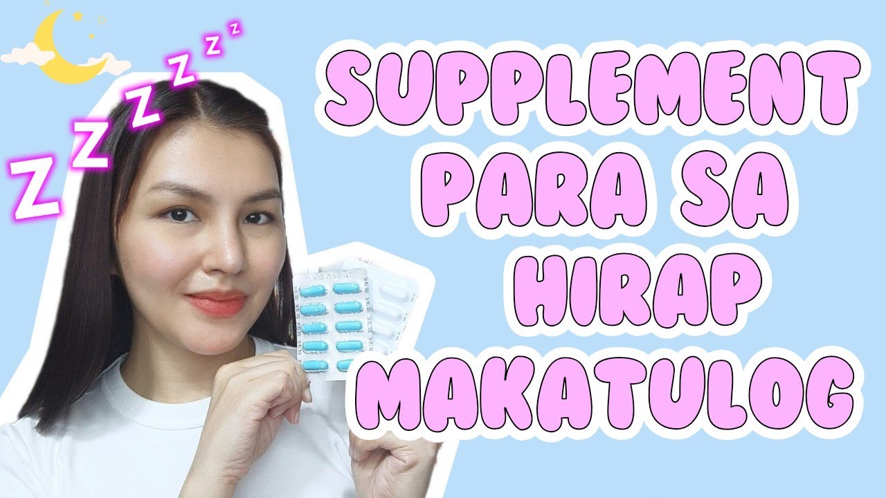 Hirap Matulog? Inumin Mo Ito! | Karenn C. PinayPharmacist - YouTube