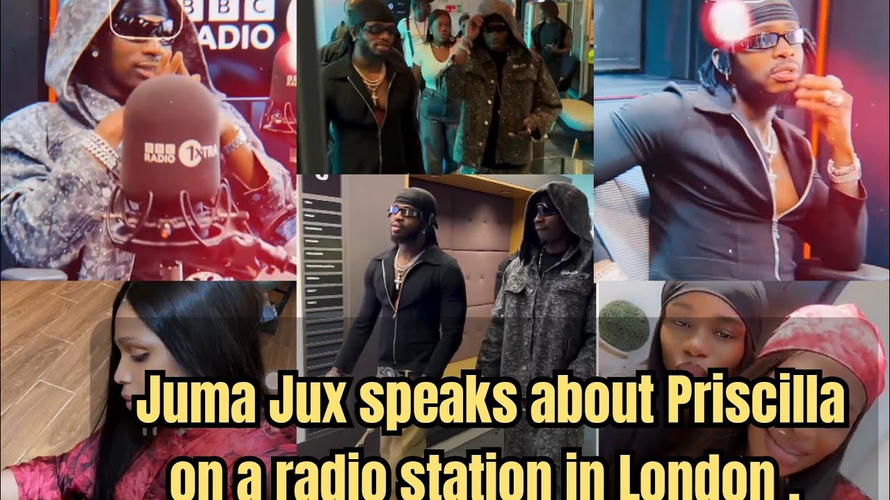 Juma Jux speaks about Priscilla on radio station in london - YouTube