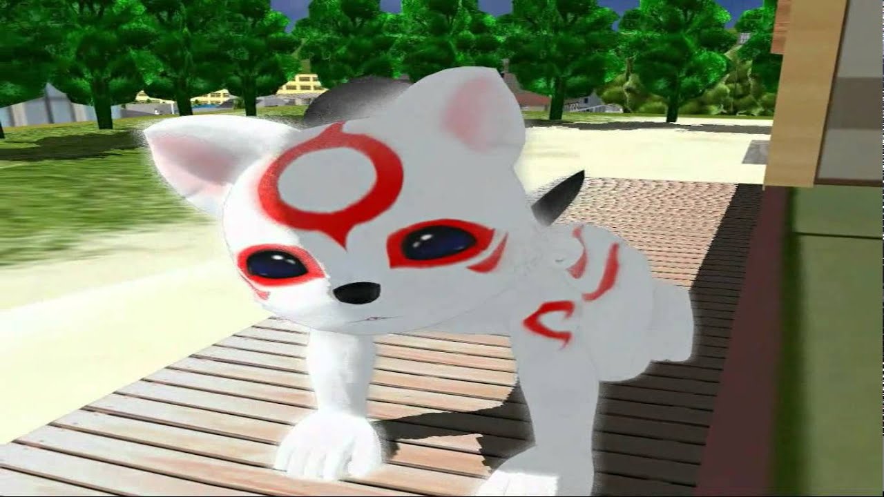 MMD Adorable Furry Boy Chibiterasu (MME FurShader) - YouTube