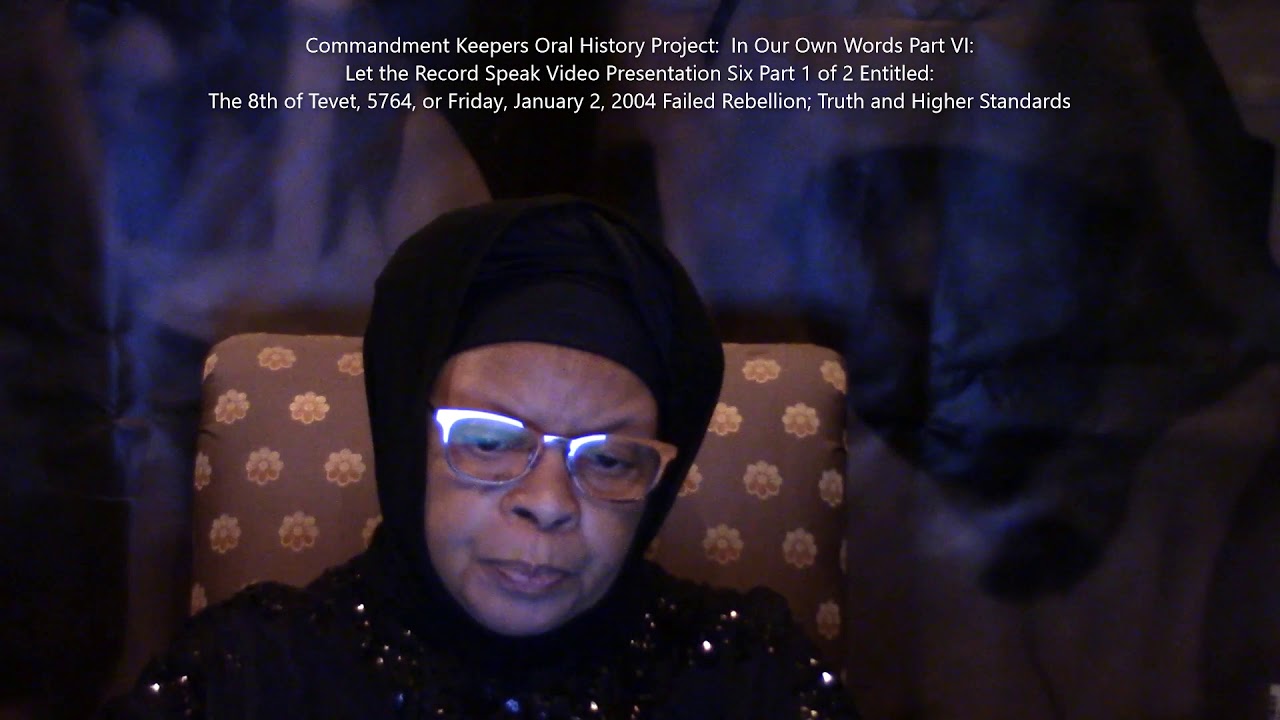 Commandment Keepers EHC Oral History Project In Our Own Words Video ...