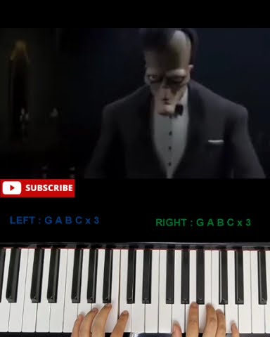 Addams family piano - YouTube