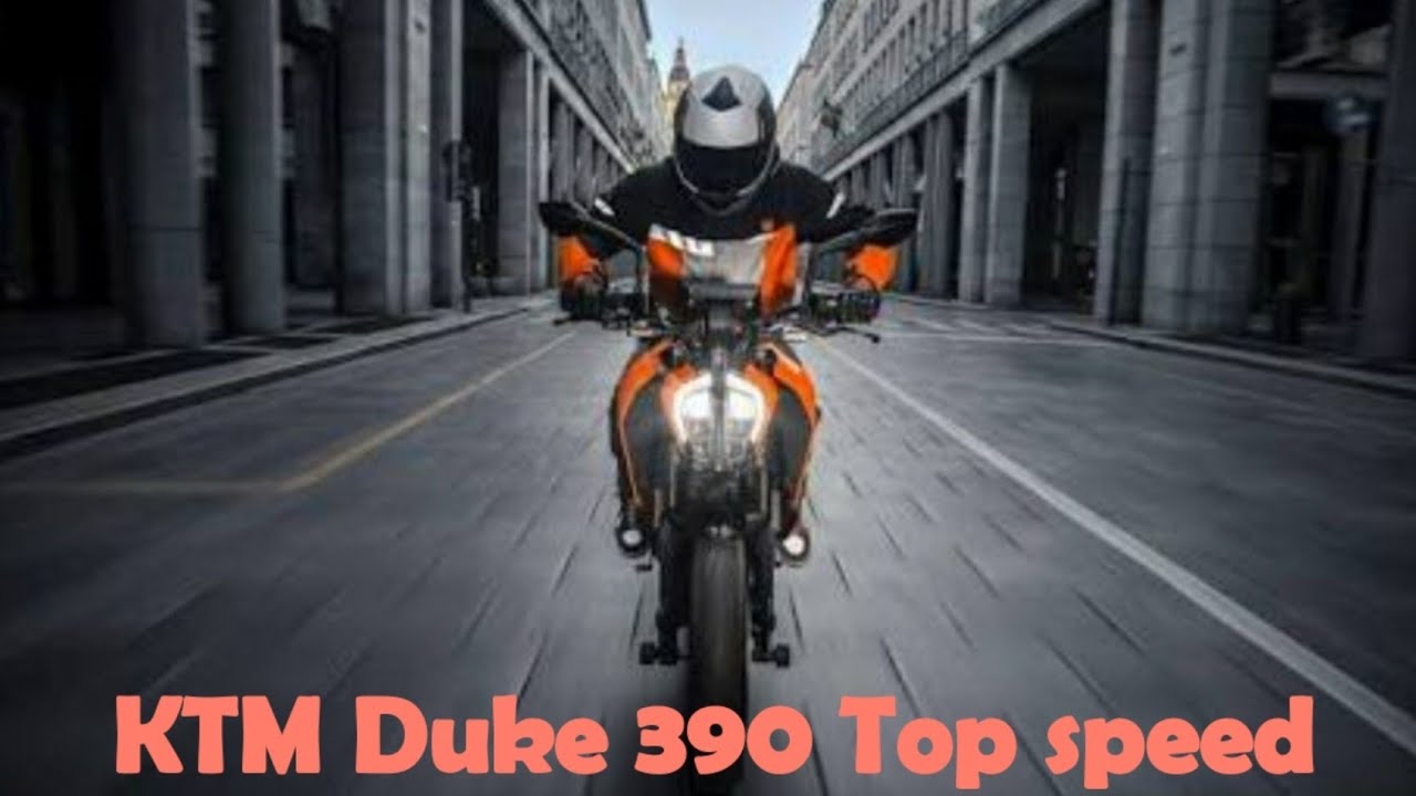 KTM Duke 390 Top Speed - YouTube