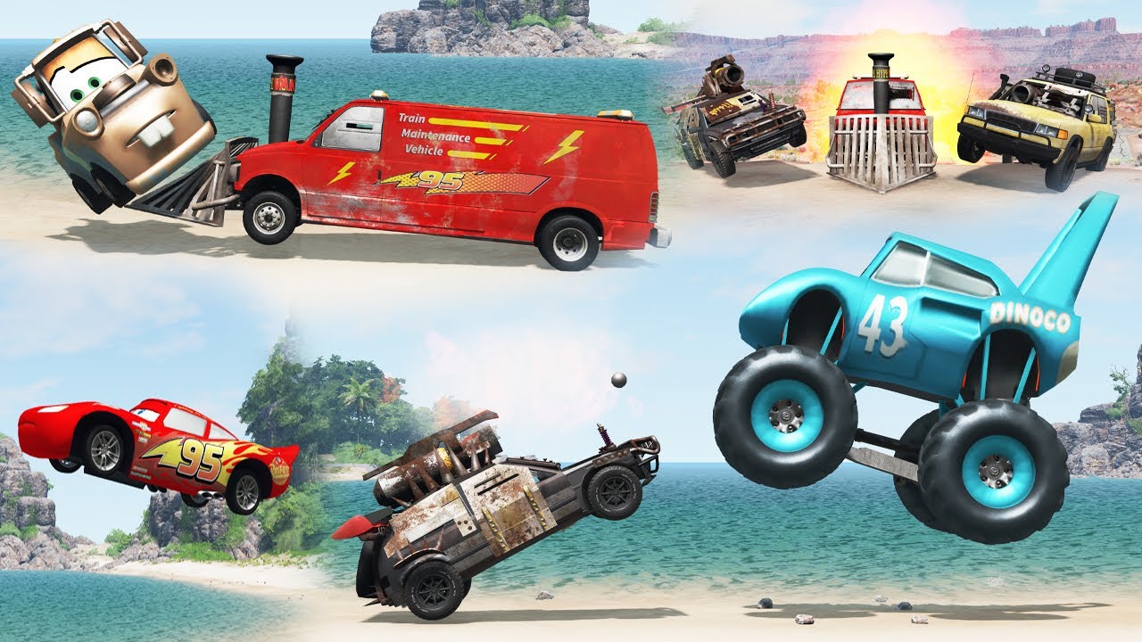 Episode 11 - PIXAR CARS - Desert Gangsters - Team Lightning McQueen VS ...