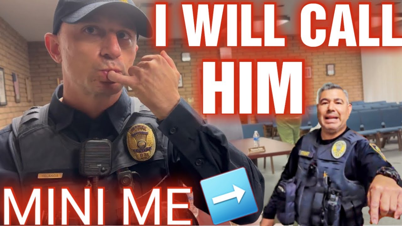 Cop almost walks out in handcuffs! Cop saved by the badge! - YouTube