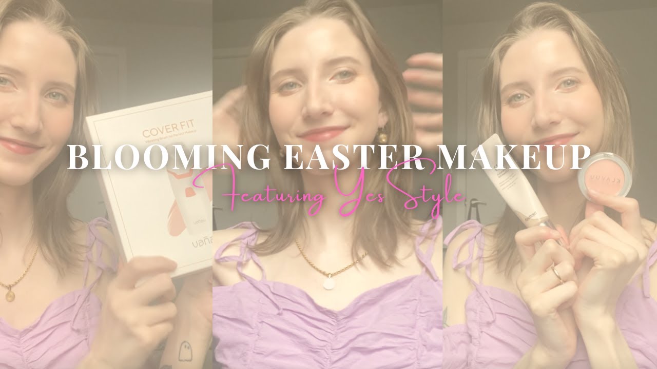 Spring+Blooming Easter Makeup Look 💐🌷☁️| Featuring YesStyle - YouTube
