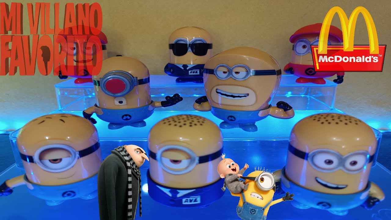 Cajita Feliz Mi Villano Favorito 4 🟡 Happy Meal McDonalds Minions 🍌 ...