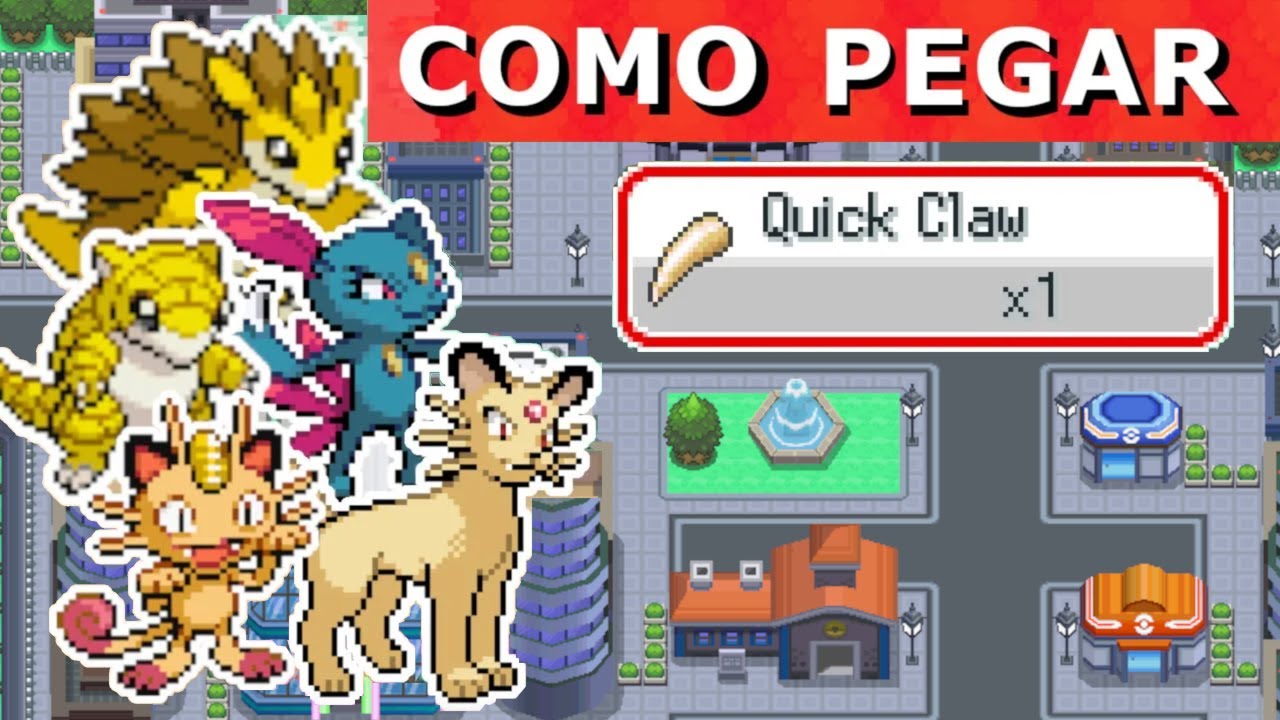 Como pegar o Quick Claw no Pokémon Platinum - YouTube
