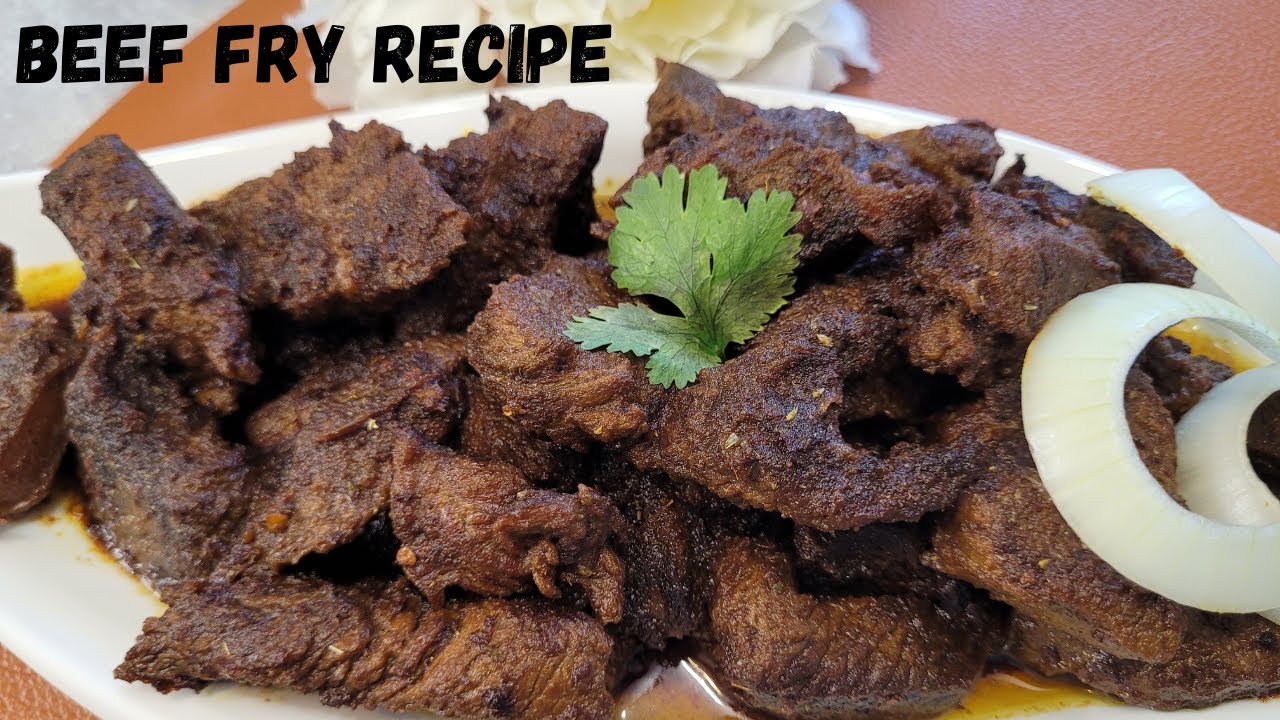 Beef Fry Recipe || Fried Beef Recipe || Beef Fry Boti Recipe by isha's ...