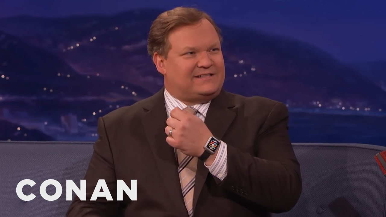 Andy Richter's New Apple Watch | CONAN on TBS - YouTube