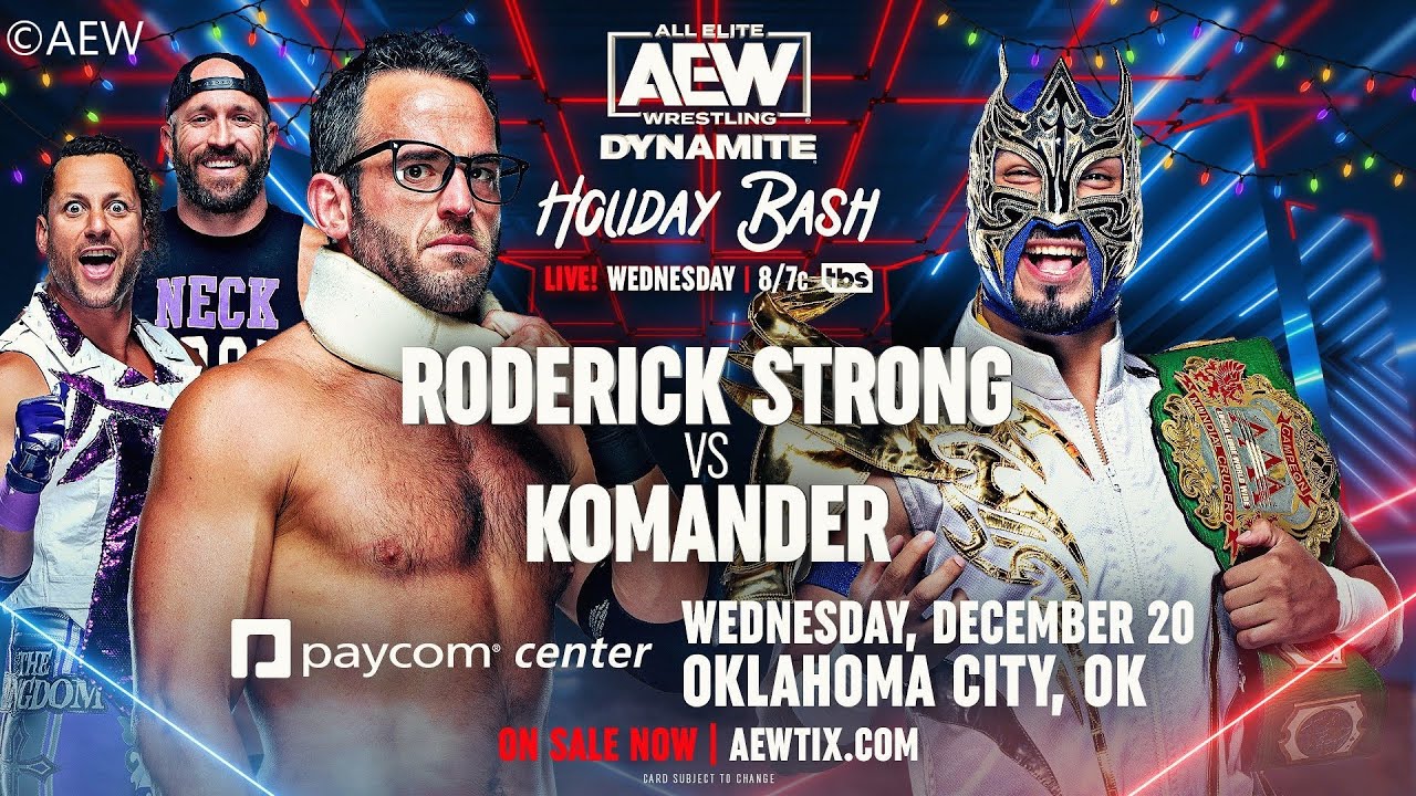 Roderick Strong vs Komander / Singles Match / AEW Dynamite #220 Holiday ...