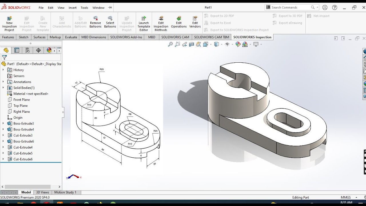 Solidworks Tutorial Exercise 4 - YouTube