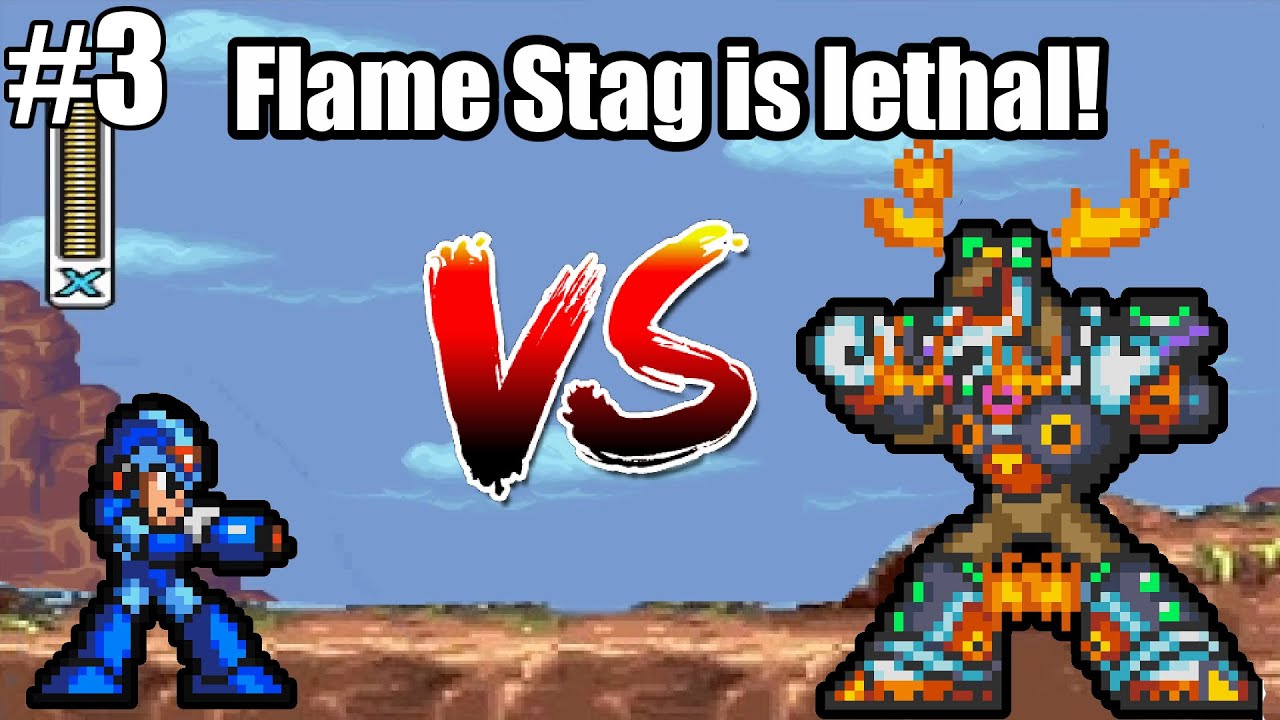 Mega Man X2 – Flame Stag & Morph Moth Boss Fight Guide - YouTube