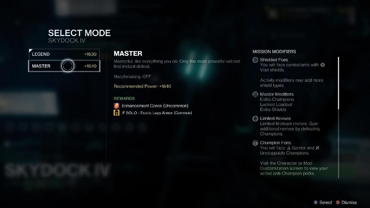 Destiny 2 - Skydock IV, Master Lost Sector, Solo, Flawless. - YouTube