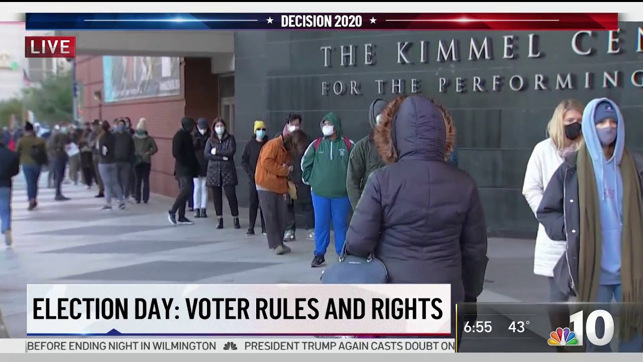 Long Lines Outside Pa. Polling Locations for Election Day 2020 | NBC10 ...