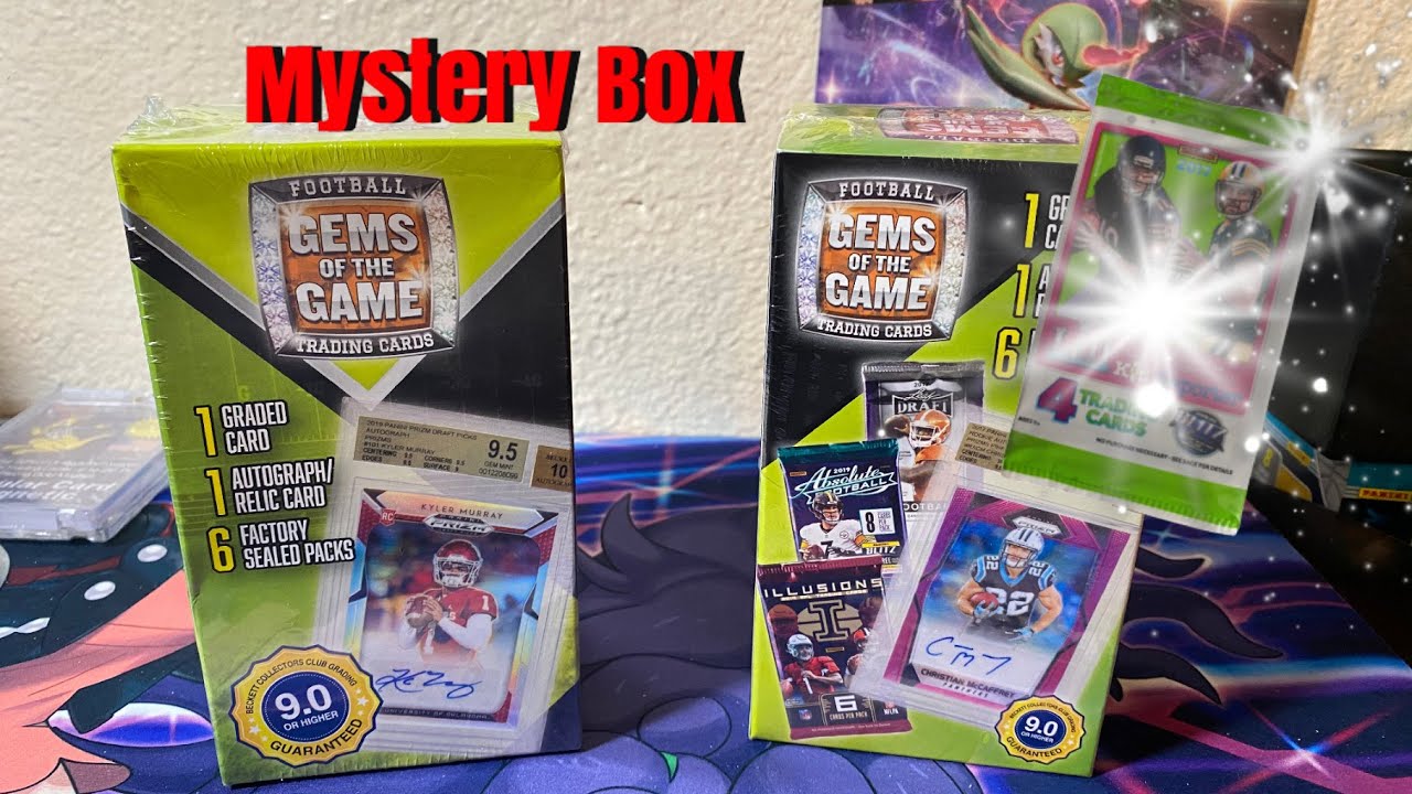 2020 Sports Cards Football Mystery Box Gems Of The Game! 2017 Donruss ...