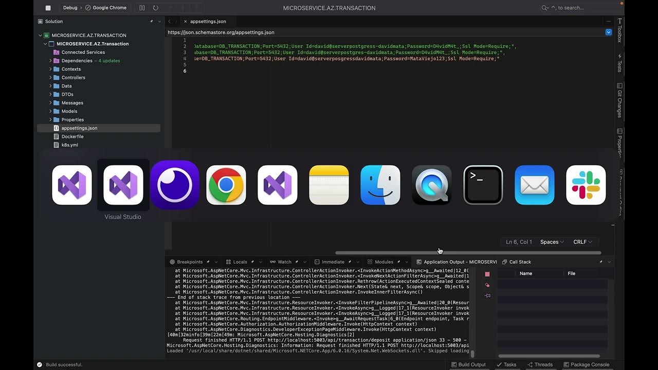 4 Transaction Microservice C# .Net Core 6 - YouTube