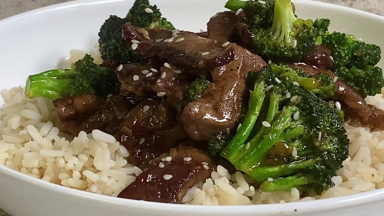 Beef and Broccoli over Rice - YouTube