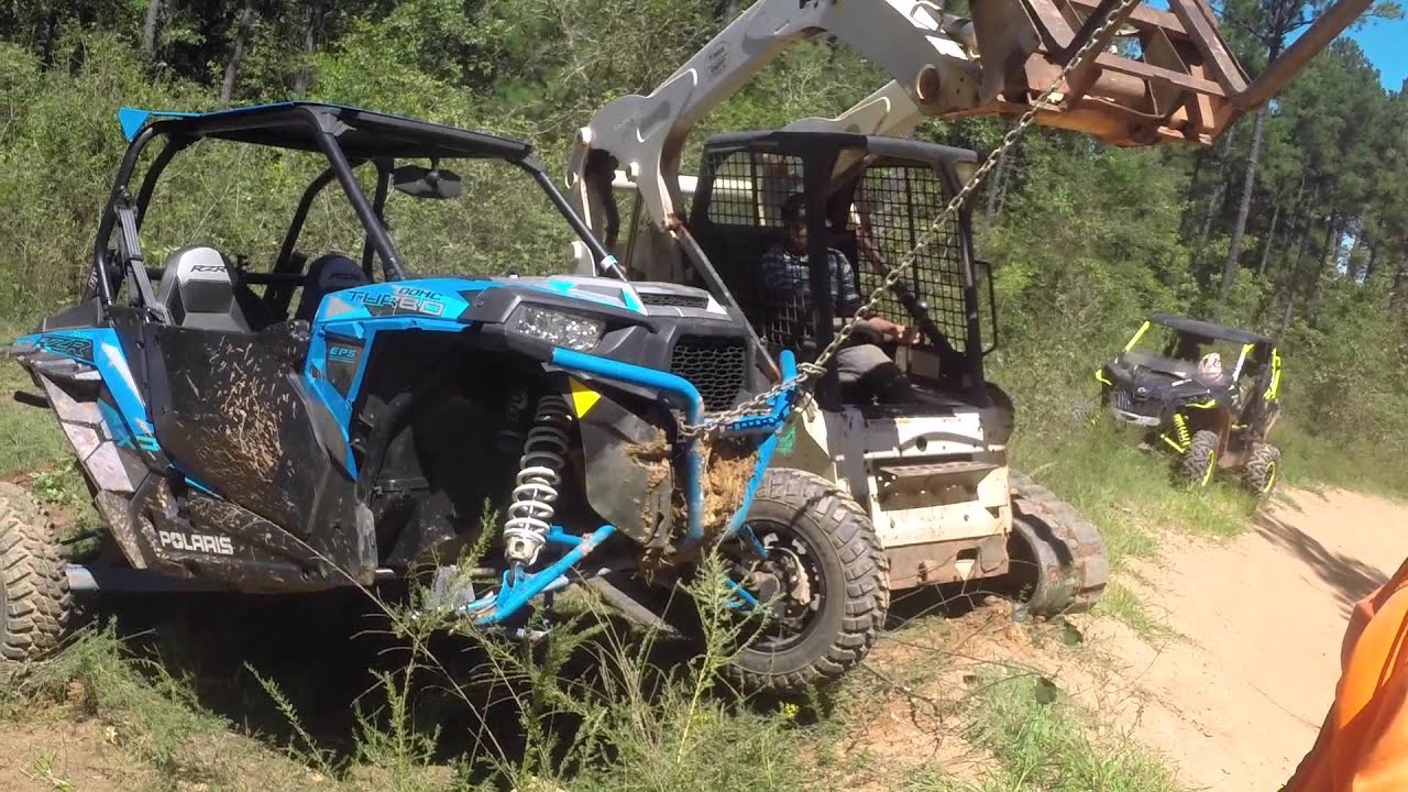 Wrecked 2016 RZR 1000 Turbo - Durhamtown Plantation - YouTube