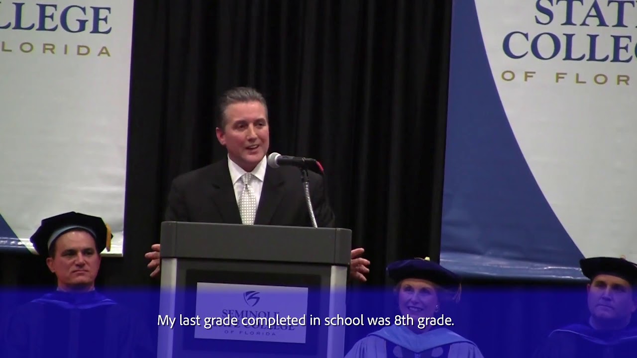Inspirational Commencement Speech will inspire you to be better. - YouTube