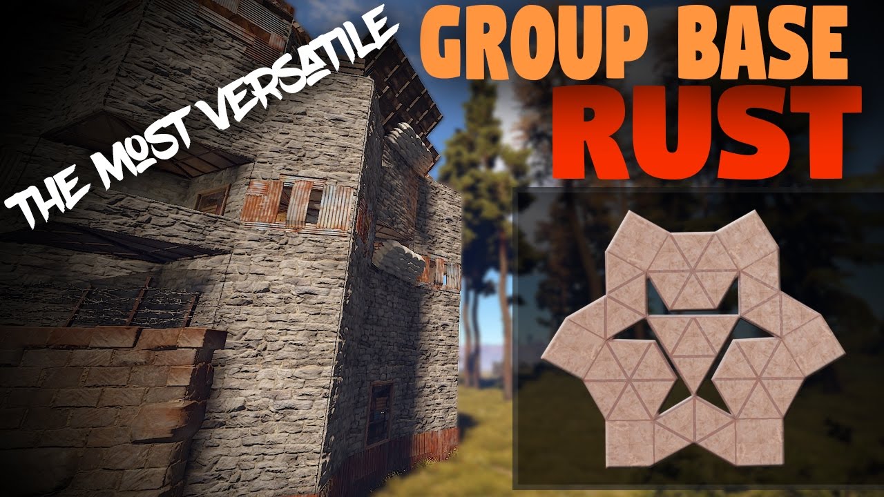 STRONG Versatile Group Base! | Rust Base Building (High-Pop Vanilla ...