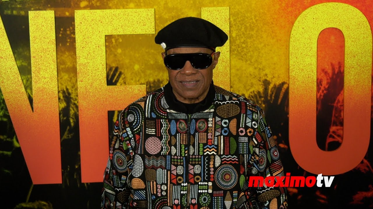 Stevie Wonder "Bob Marley: One Love" Los Angeles Premiere Black Carpet ...