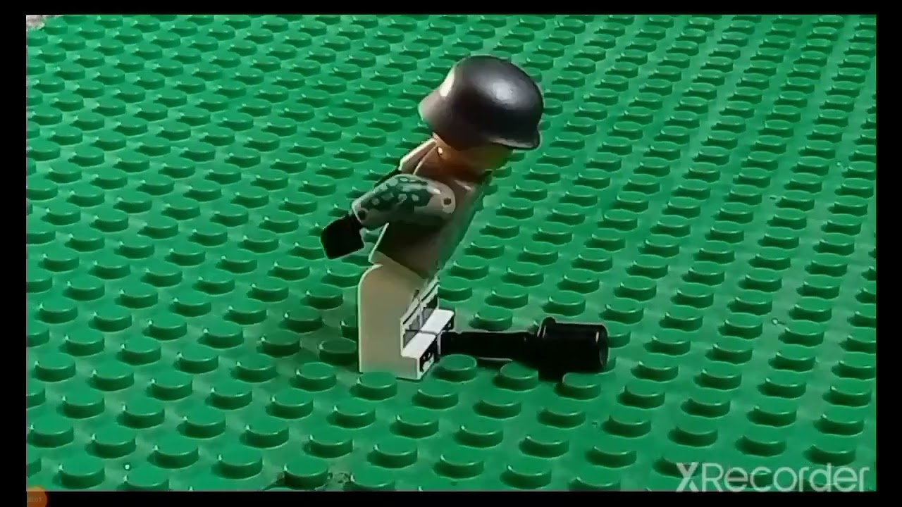 Lego man gets "Blown Away!" Lego stop motion, (test) - YouTube