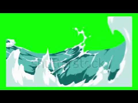 It's not just 1 , it's up to 10 videos !!!New beautiful water effect 2d animation screen green ...