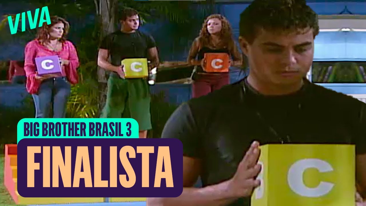 DHOMINI É O PRIMEIRO FINALISTA DO BBB 3 APÓS DERROTAR ELANE E VIVI EM ...