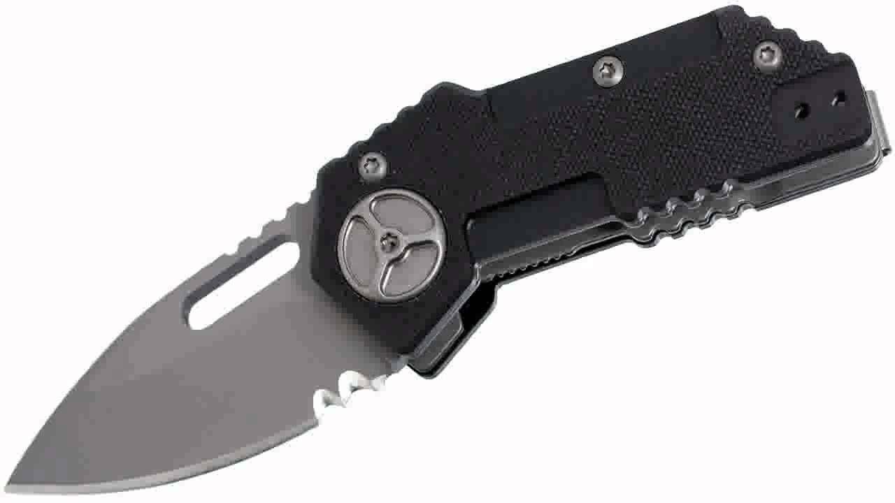 SOG Specialty Knives Tools D25T Daggert 1 Black TiNi - YouTube