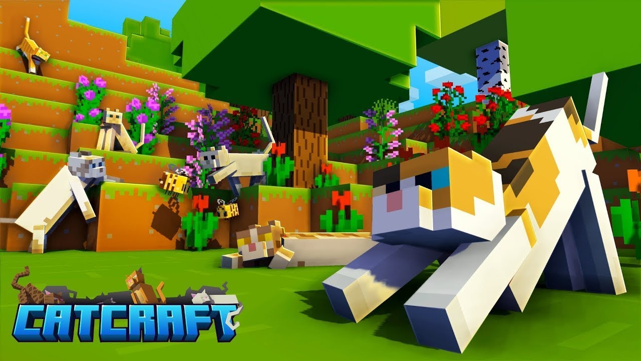 Minecraft Mapart featuring the CatCraft server! Cat Craft Art Fun - YouTube