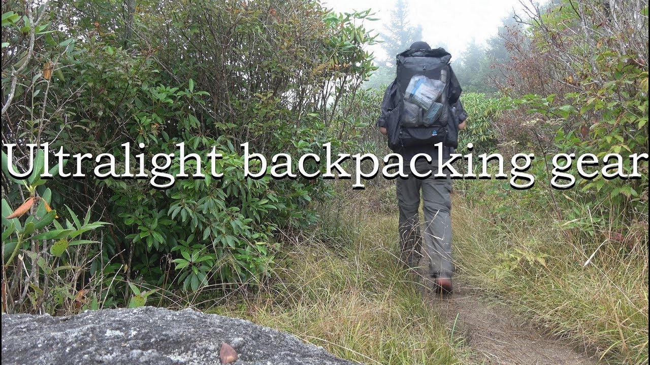 My ultralight backpacking gear loadout - YouTube