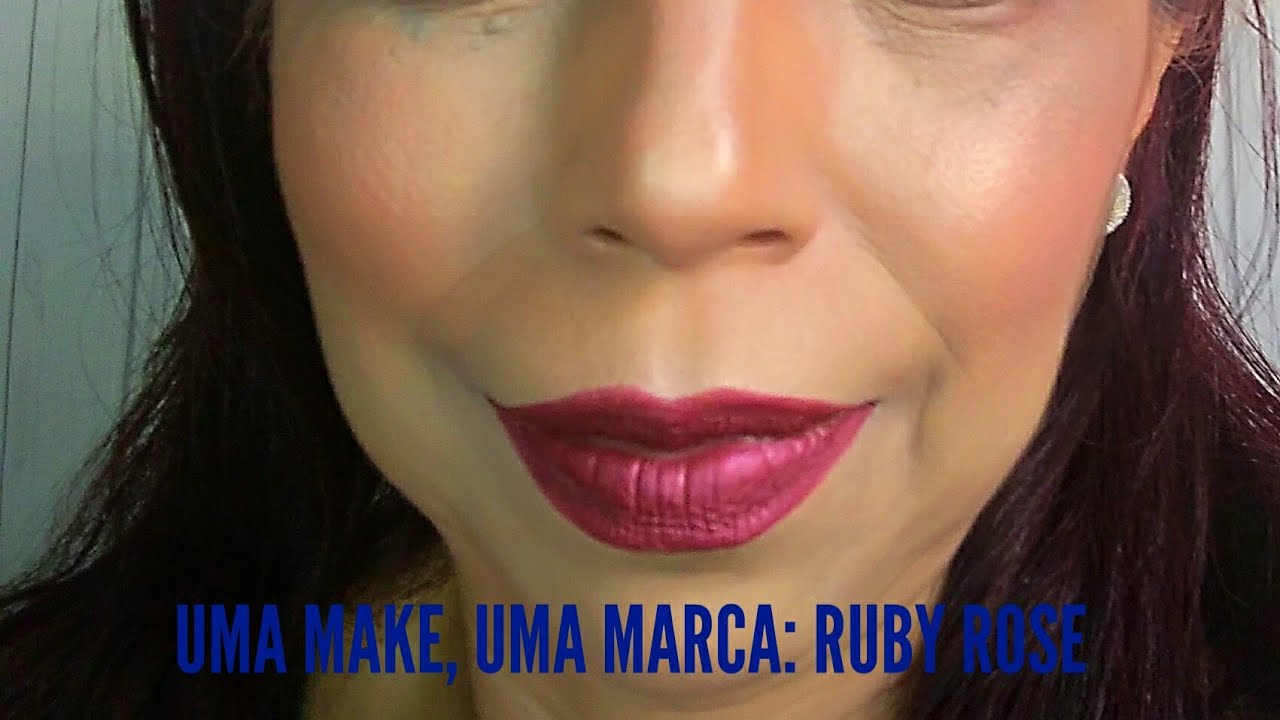 Uma make, uma marca: RUBY ROSE - YouTube