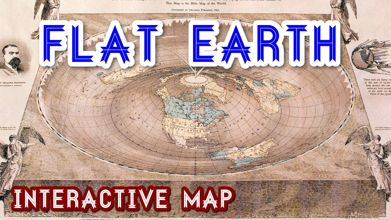 VR Flat Earth Map (Interactive map) plus slideshow gallery # ...