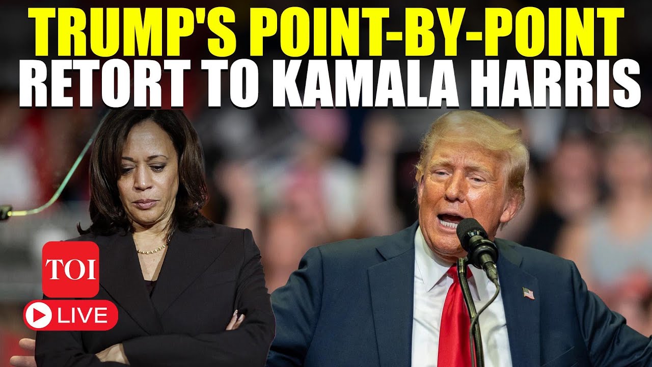Trump Tears Into Harris At Mega Chicago Event; Mocks Kamala's ...