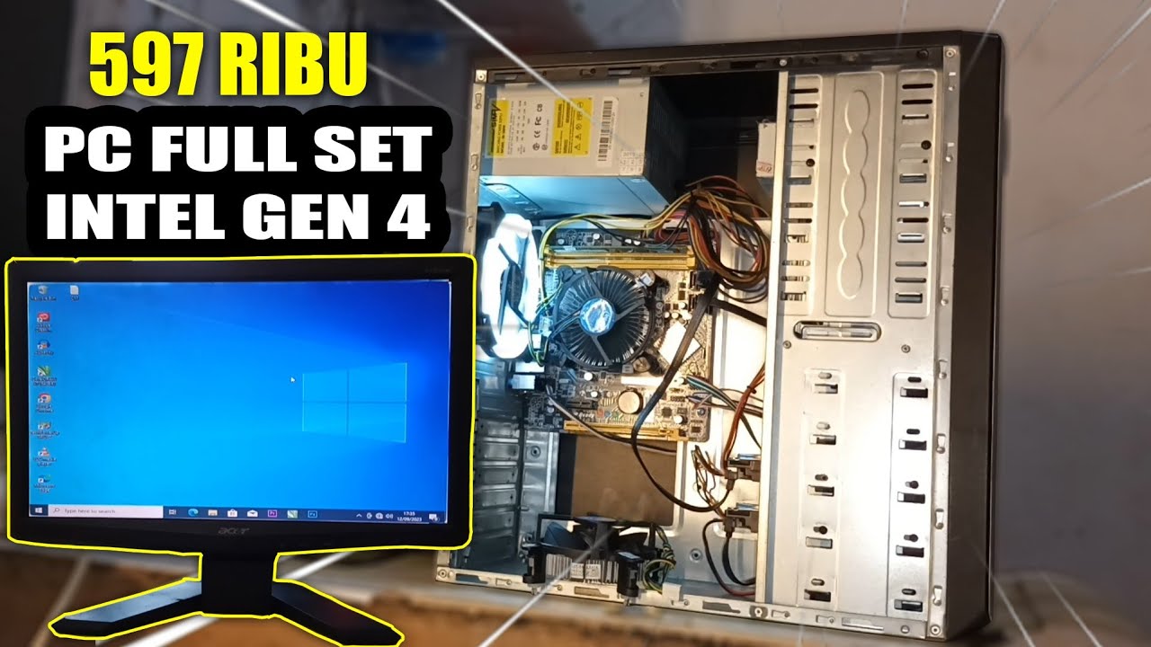 600Ribu Rakit PC Intel Gen 4 Full Set!! Daily Activity #rakitpcmurah # ...