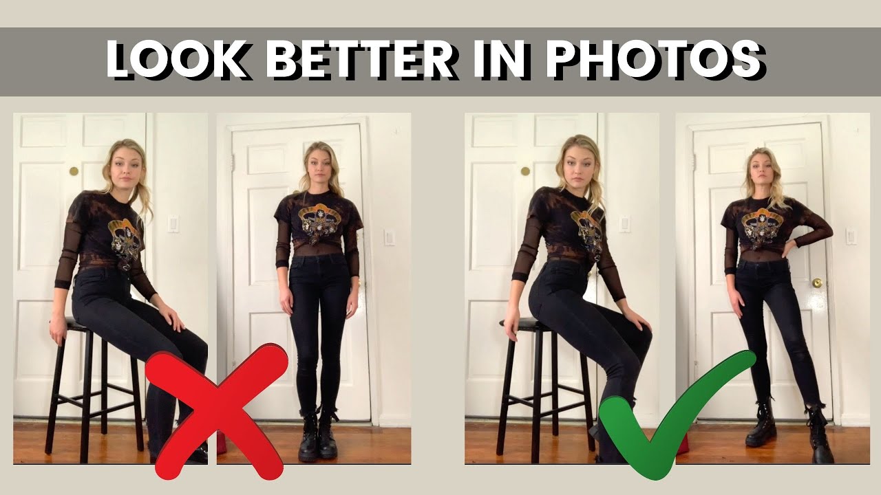 POSING TIPS | How to look better in photos - YouTube