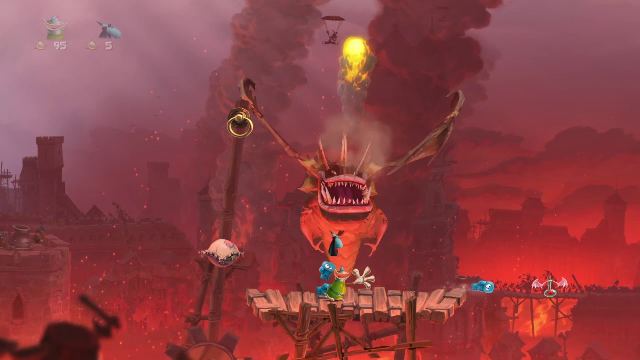 Rayman Legends/ 雷曼传奇/ レイマンレジェンズ/ 레이맨 레전드: Breathing Fire (Teensies in ...