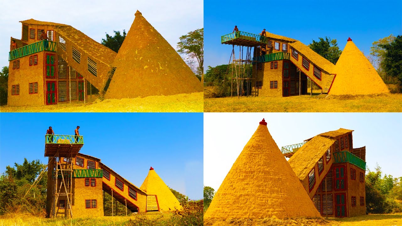 How To Build The Perfect Mud Resort House And Secret Swimming Pool With ...