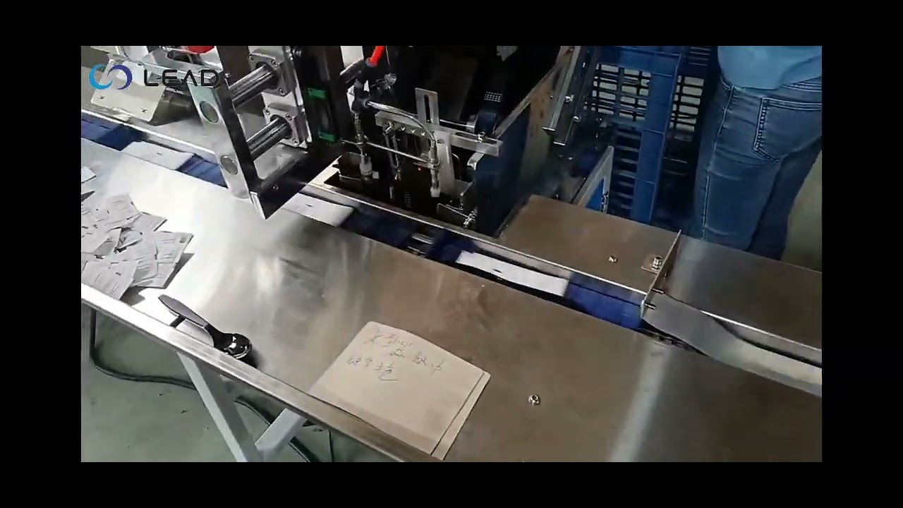 Disposable cutlery automatic packing machine|Lead Machinery - YouTube