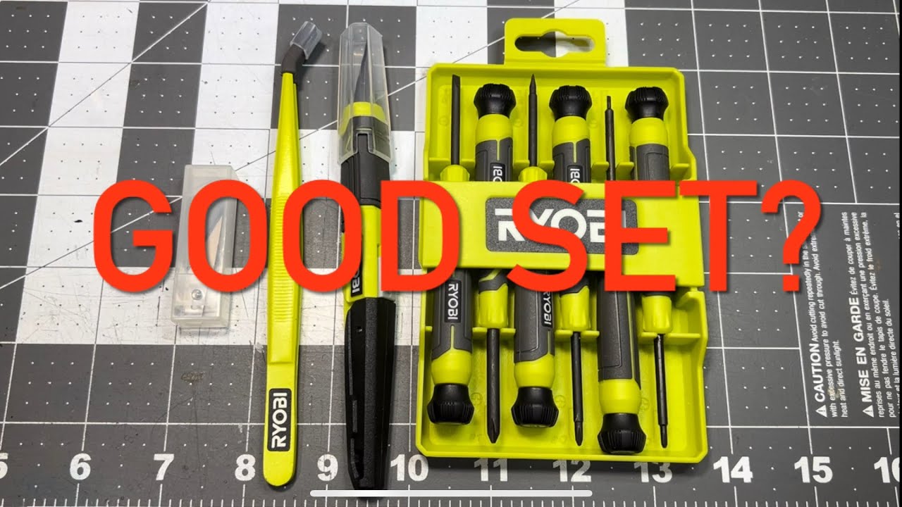 Ryobi Hobby Hand Tool Kit - Good Set? - YouTube