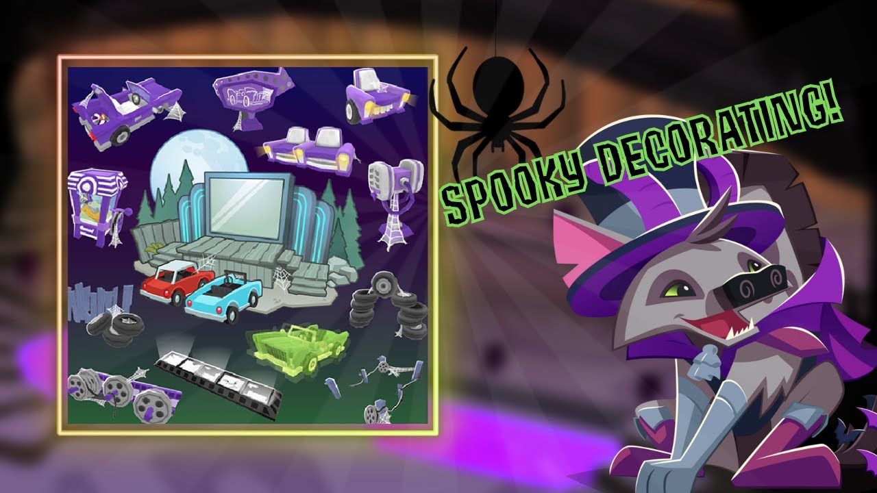 SPOOKTACULAR DEN DECORATING {Haunted Drive-In} - YouTube