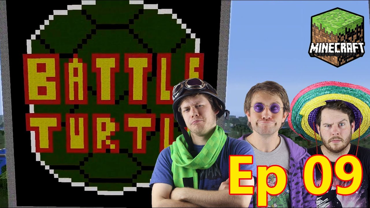 Minecraft ep09 - Battle Turtle - YouTube