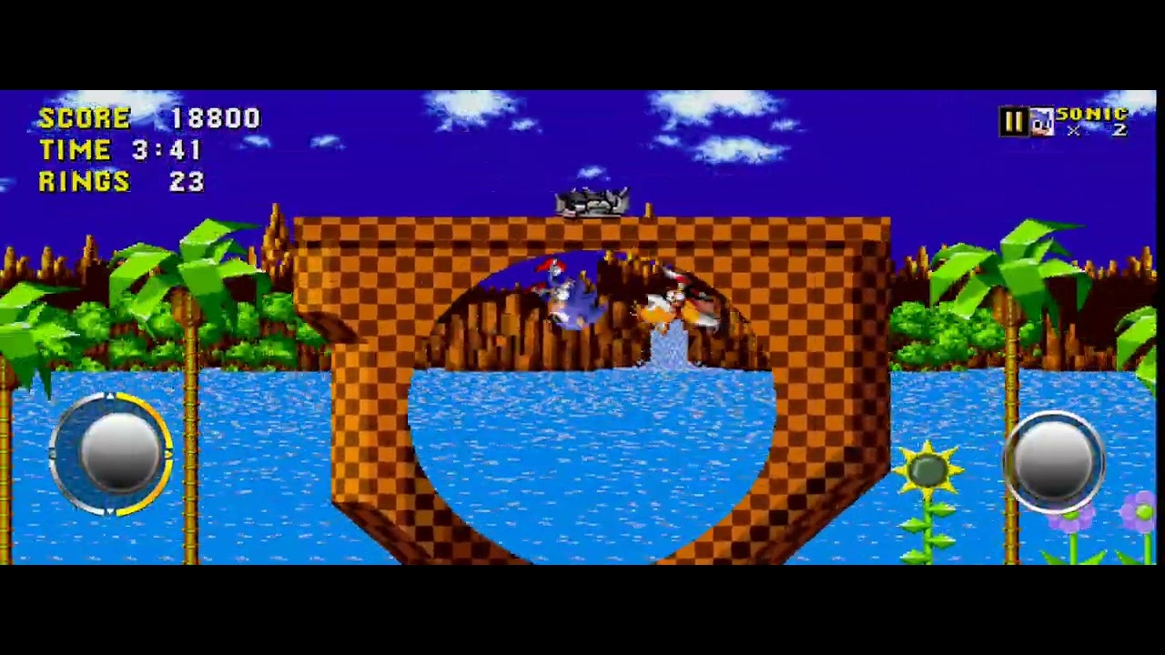 sonic 1 sonic and tails game over - YouTube