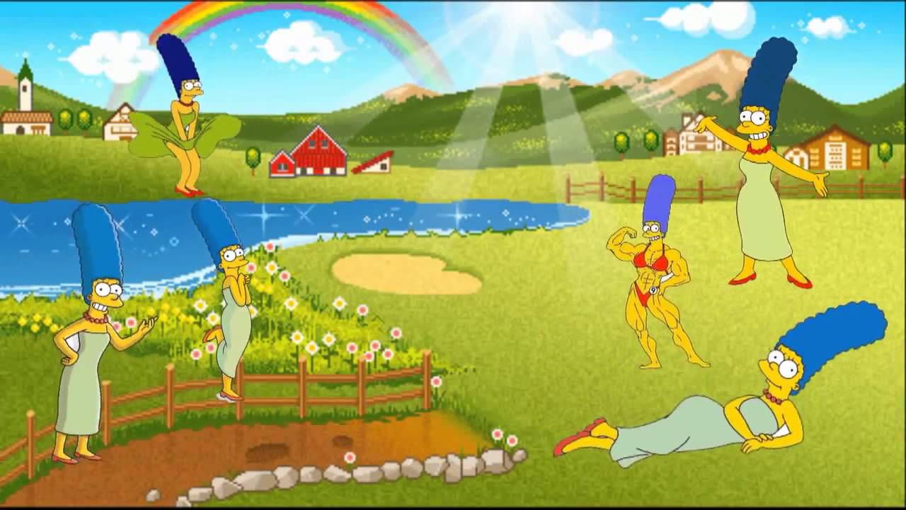 The Simpsons Finger Family Nursery Rhyme cartoon youtube The Simpsons ...