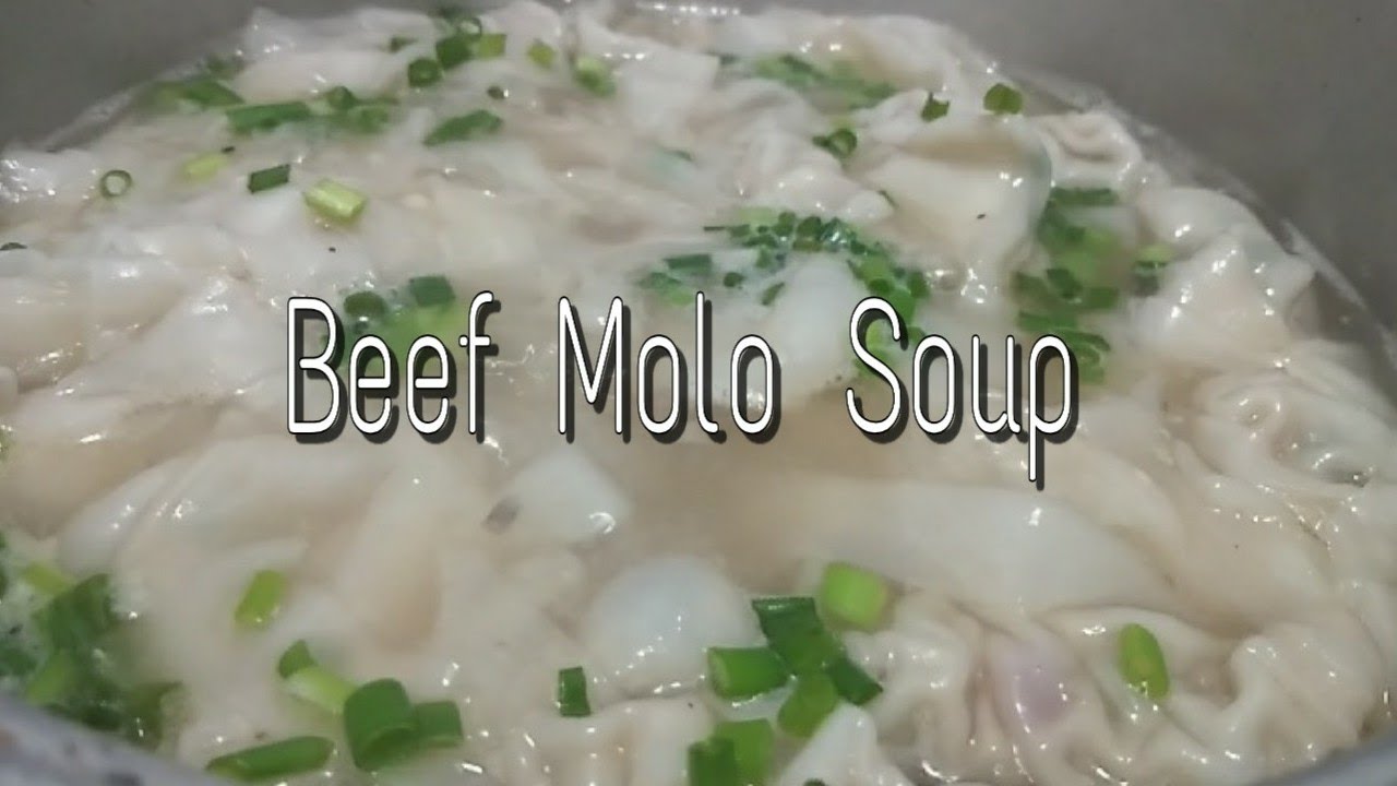 Beef Molo Soup I Madaling lang gawin I Marj Kusina - YouTube