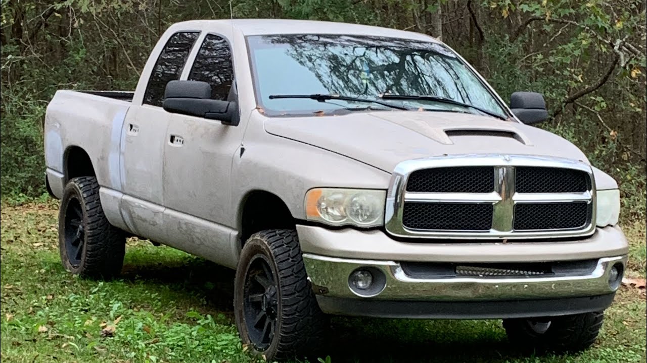 Doing the finishing touches on the dodge Ram getting ready for paint ...