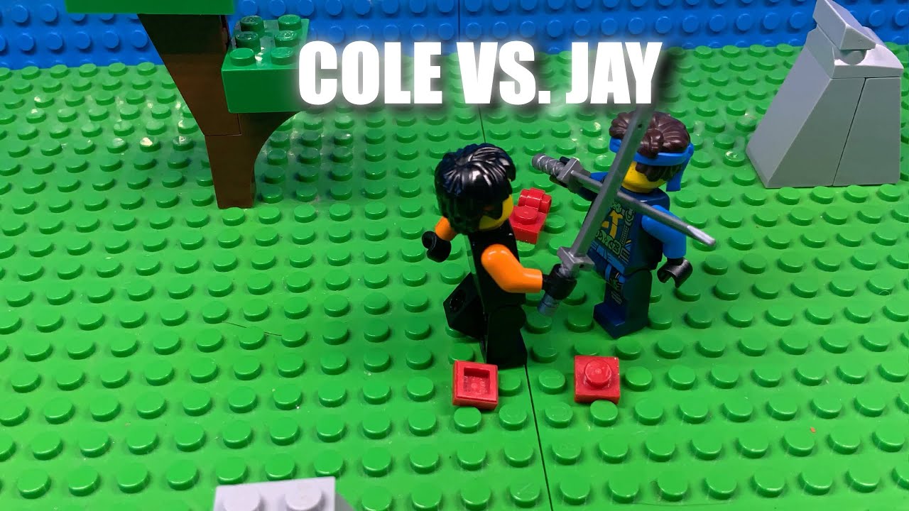 LEGO Cole vs Jay Ninjago Stop Motion - YouTube