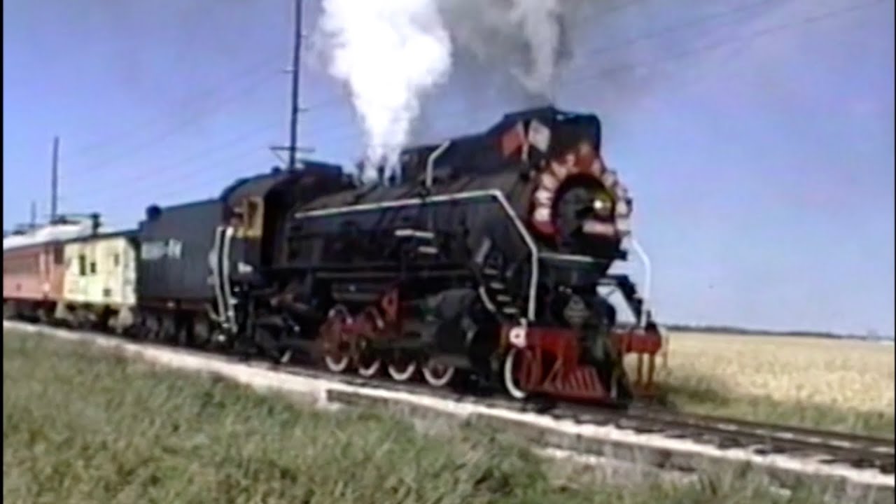 1995_10_15 BSVY Boone IA JS8419 2-8-2 Steam Locomotive - YouTube