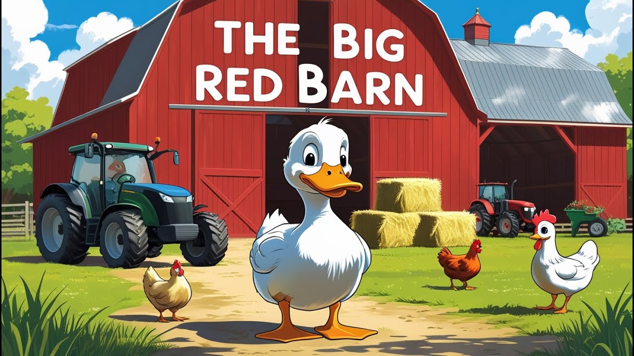 Duck and the Big Red Barn – A Fun Farmyard Story for Kids | Musical ...